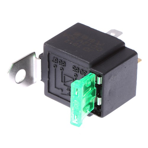 12V 30A Car Auto Automotive Heavy Duty Relay 4Pin Fuse Fused On/Off ...
