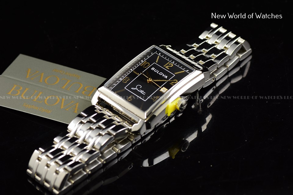 Bulova Men's Frank Sinatra Sapphire Crystal Stainless Steel Band Watch ...