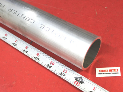2" OD x 1/8" Wall 6061 T6 ALUMINUM Round Tube 48" long Seamless 1.75 ID ...