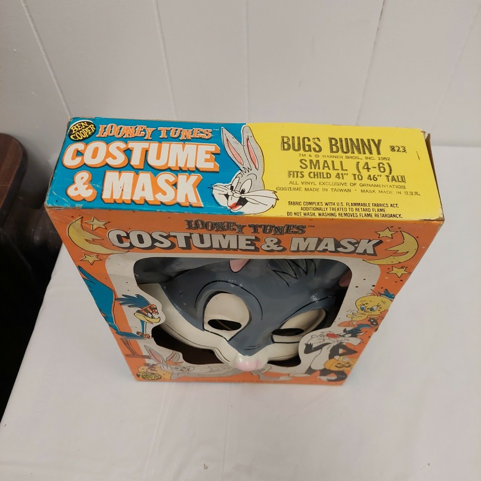 BUGS BUNNY LOONEY TUNES BEN COOPER HALLOWEEN COSTUME 1983 BOXED | eBay