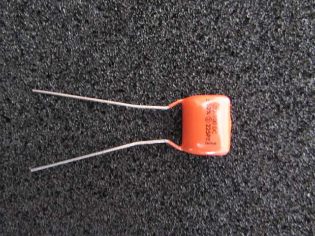 0.22uF .22uF 220000pF ±10%, 100V 225PX Sprague Orange Drop Capacitors ...