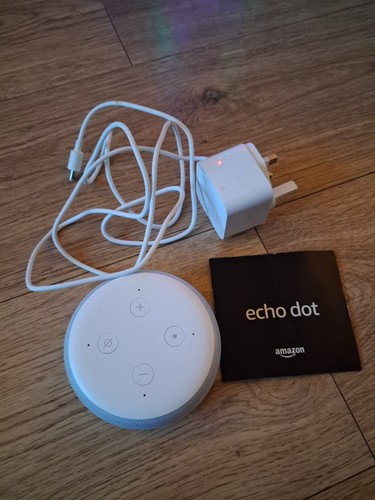 amazon echo dot 3rd generation smart speaker in light grey | eBay UK