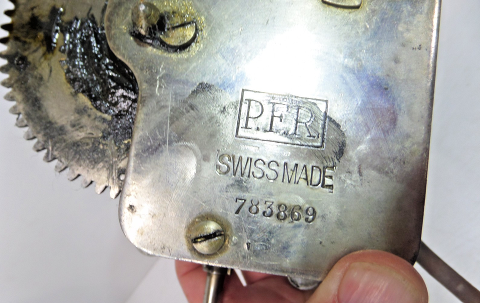 PFR Swiss made 783869 wind up motor for record player? vintage | eBay
