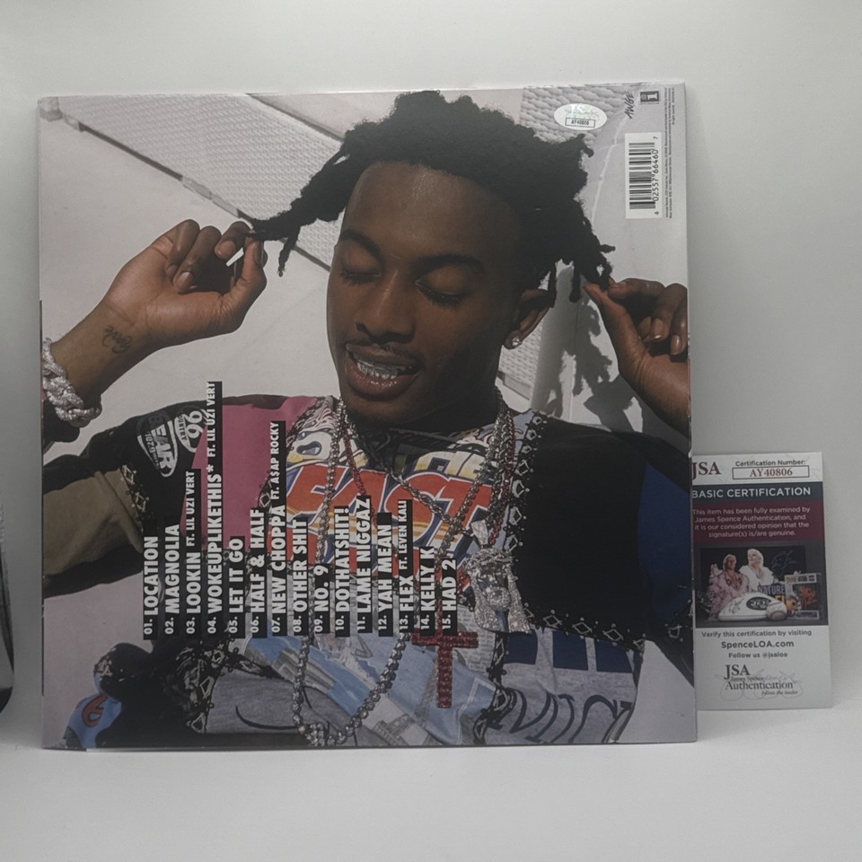 PLAYBOI CARTI SIGNED AUTOGRAPHED MIXTAPE ALBUM VINYL RARE DIE LIT JSA ...