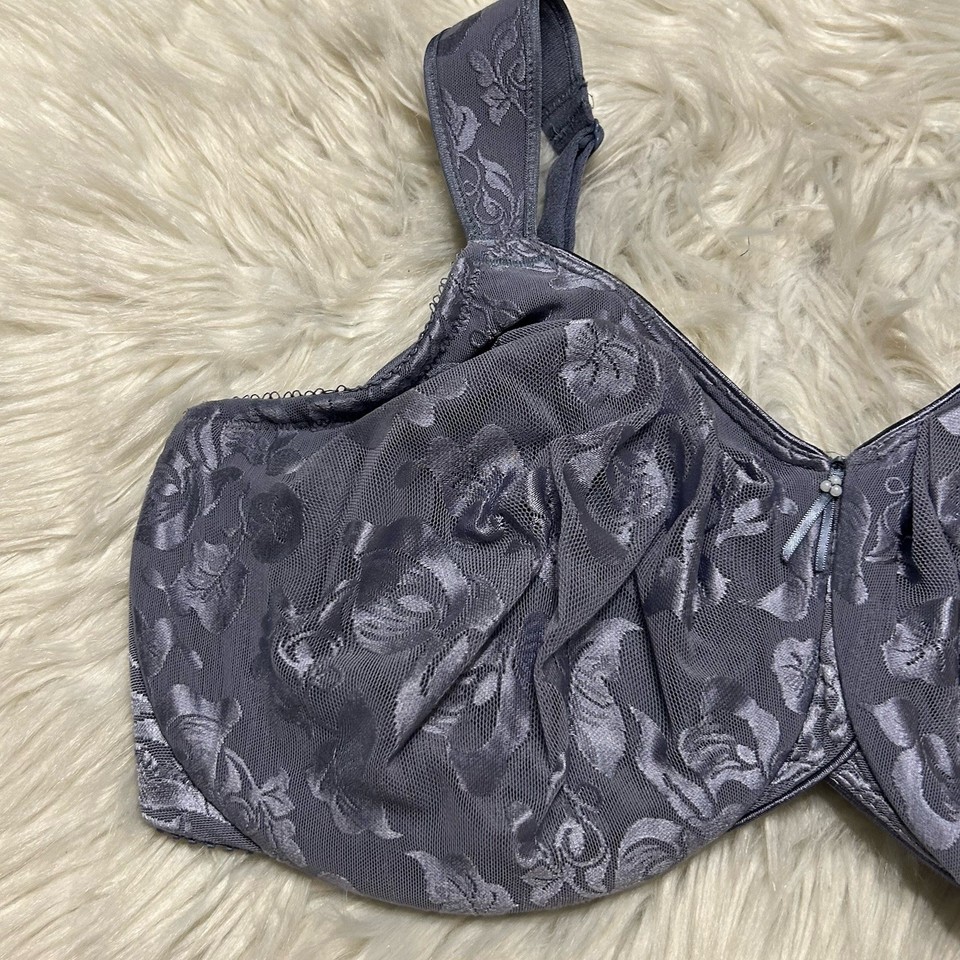 Wacoal 40G Bra Full Figure Awareness 85567 Floral Underwire Back Close ...