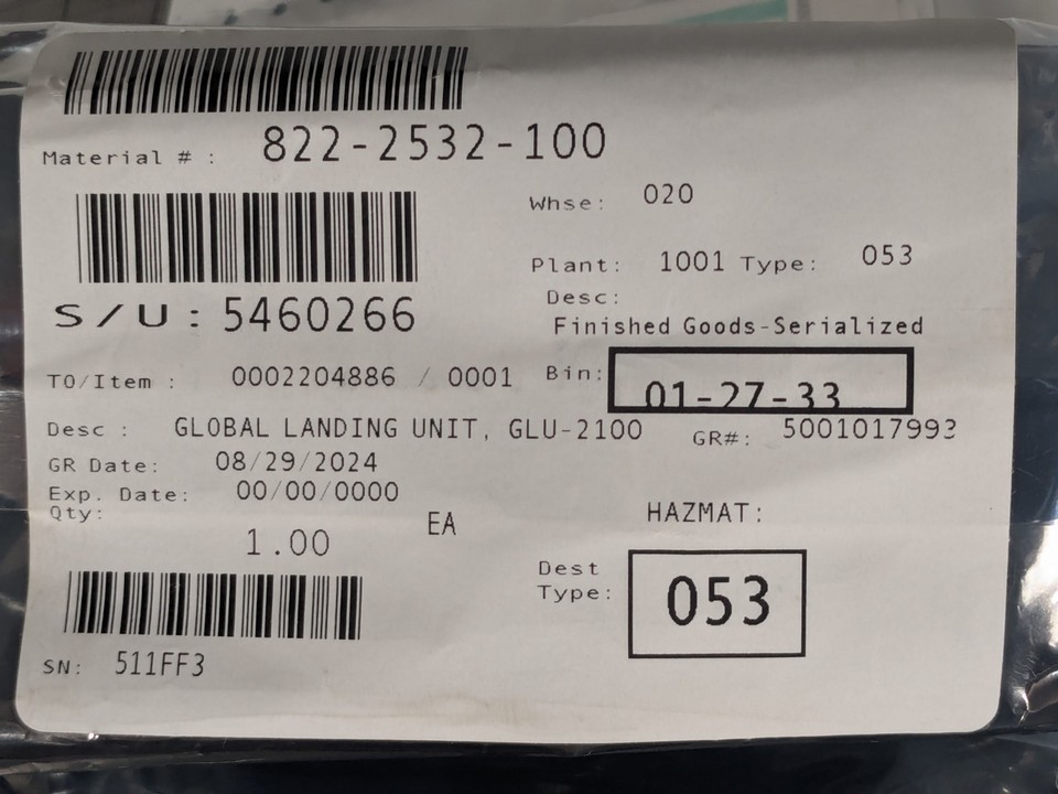 NEW COLLINS GLU-2100 822-2532-100 MULTI-MODE MMR RECEIVER GLOBAL ...