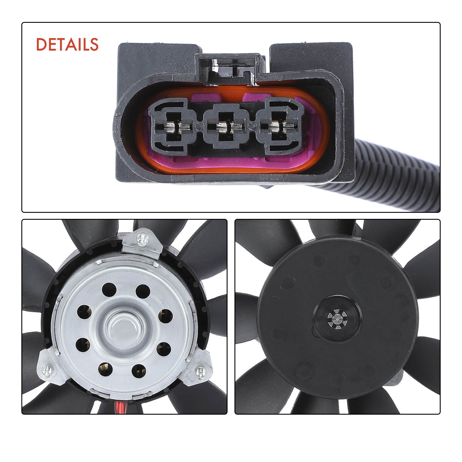 Radiator Cooling Fan for Volkswagen Golf MKIV 1J1 Audi A3 8L1 TT 8N3 ...