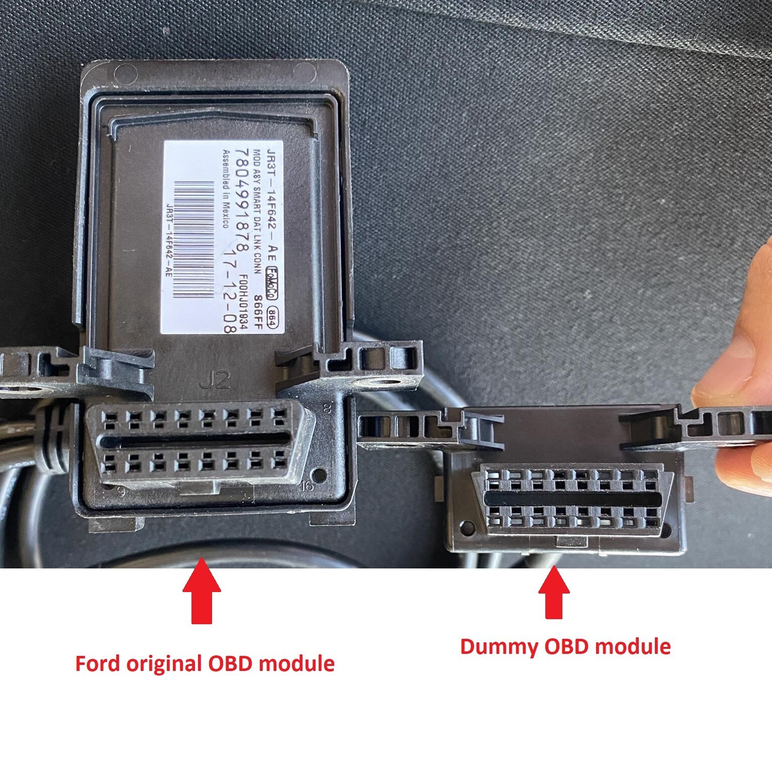 Ford Focus RS ST Transit EU6 Custom Euro6 - OBD module relocation ...
