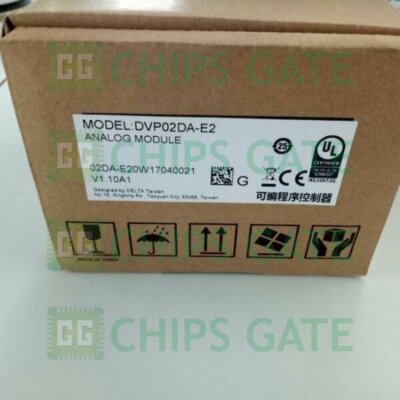 1PCS Brand New DELTA PLC ES2 series analog expansion module DVP02DA-E2 ...