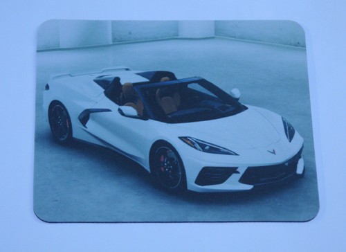 Chevrolet Corvette C8 WHITE Stingray Convertible Computer Mouse Pad | eBay
