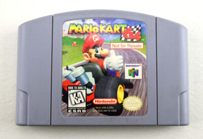 NOT FOR RESALE: Mario Kart 64 (Nintendo 64 N64) Authentic Tested NFR ...