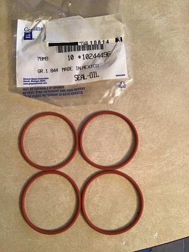 NOS 1985-96 Chevy GMC 4.3 Engine Oil Filter Adapter Gaskets (4) OEM GM ...