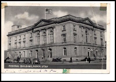 Postcard Federal Building Ogden Utah Post Office Bureau Public Roads ...