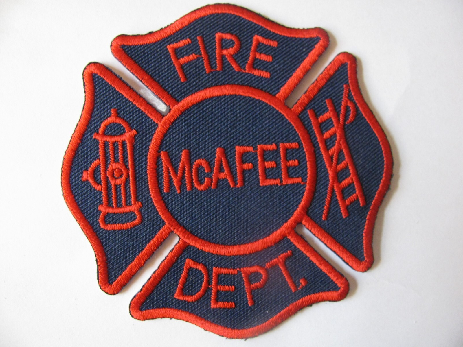 NEW JERSEY NJ - McAFEE EMT Fire Rescue Dept Patch Iron On 3.5" Rare | eBay