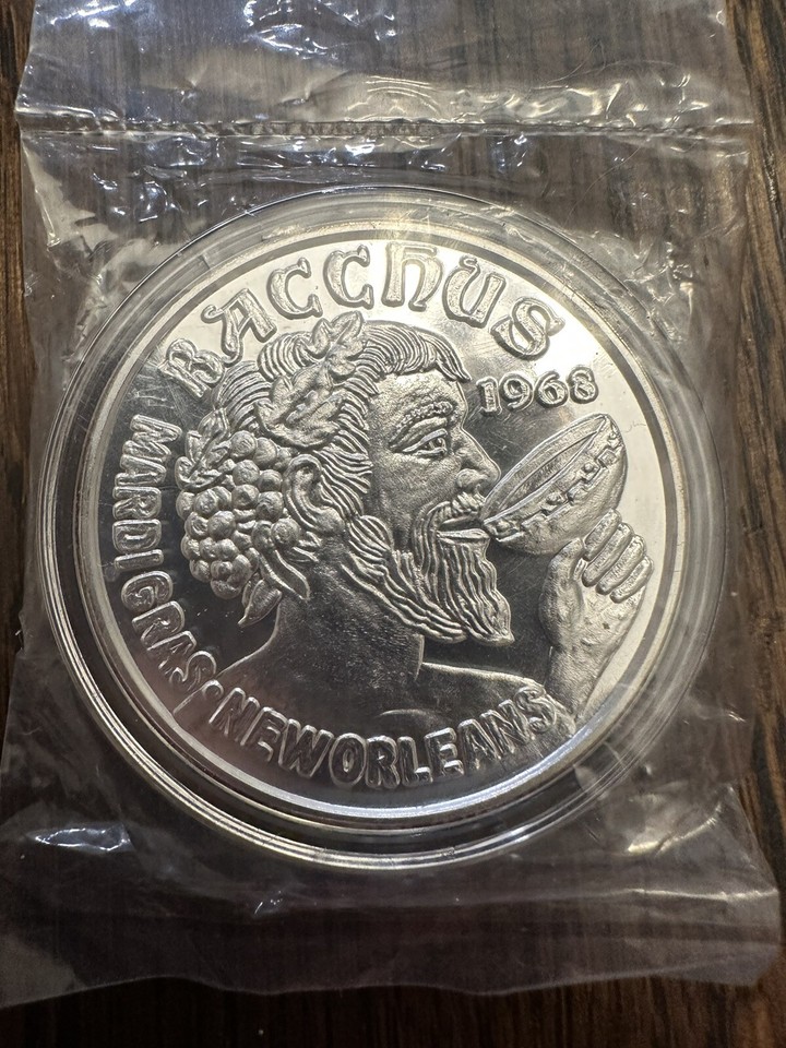 Alan & Robin Thicke .999 Silver Doubloon- Bacchus 2020- Mardi Gras ...