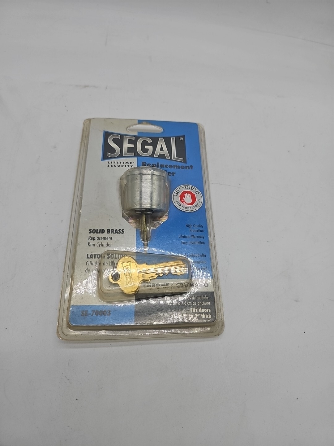 Segal Prime-Line Products SE-70003 Brass Key Lock Cylinder Brushed ...
