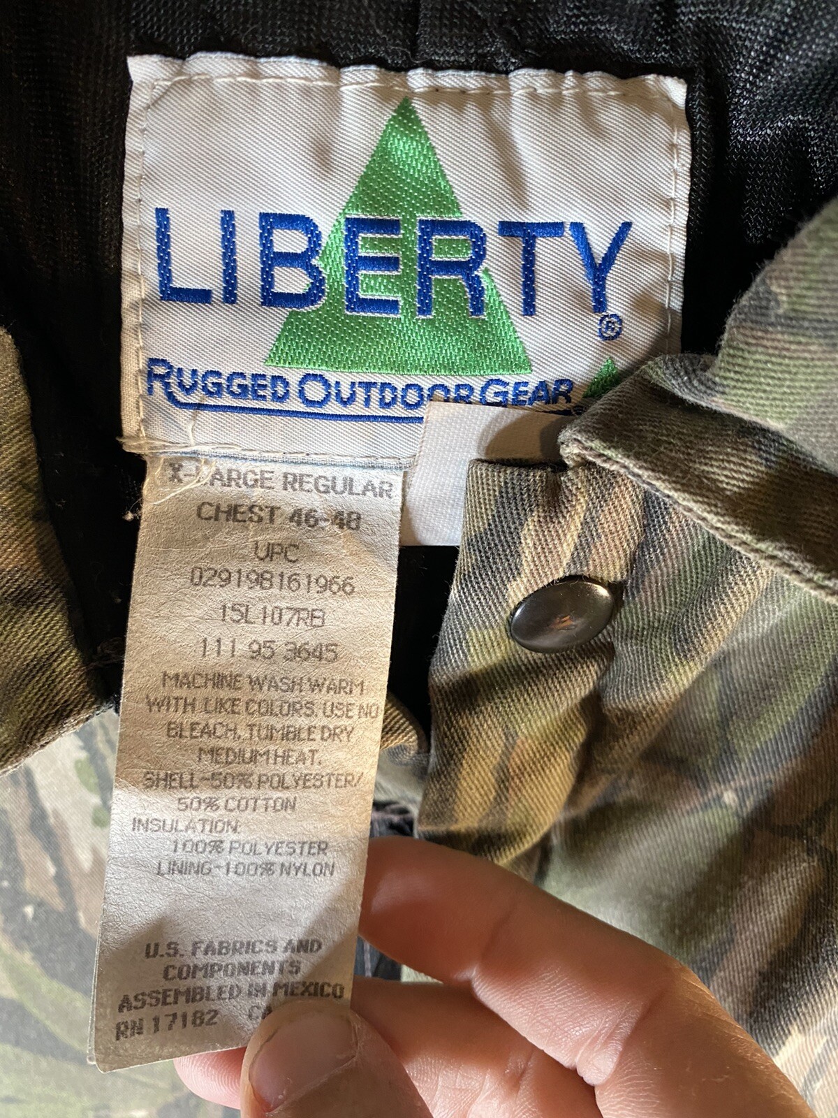 *Vintage* Liberty Rugged Outdoor Gear Coveralls Sz XL Realtree Camo ...