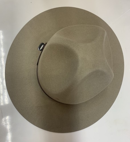Stratton Campaign Hat Felt - No Badge Eyelets Tan Sz 7 W0 | eBay