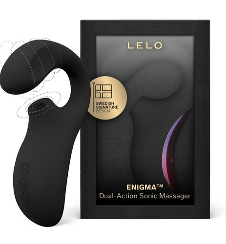 Lelo Enigma Dual Action Rechargeable Massager Deep Rose, Waterproof, 8 ...