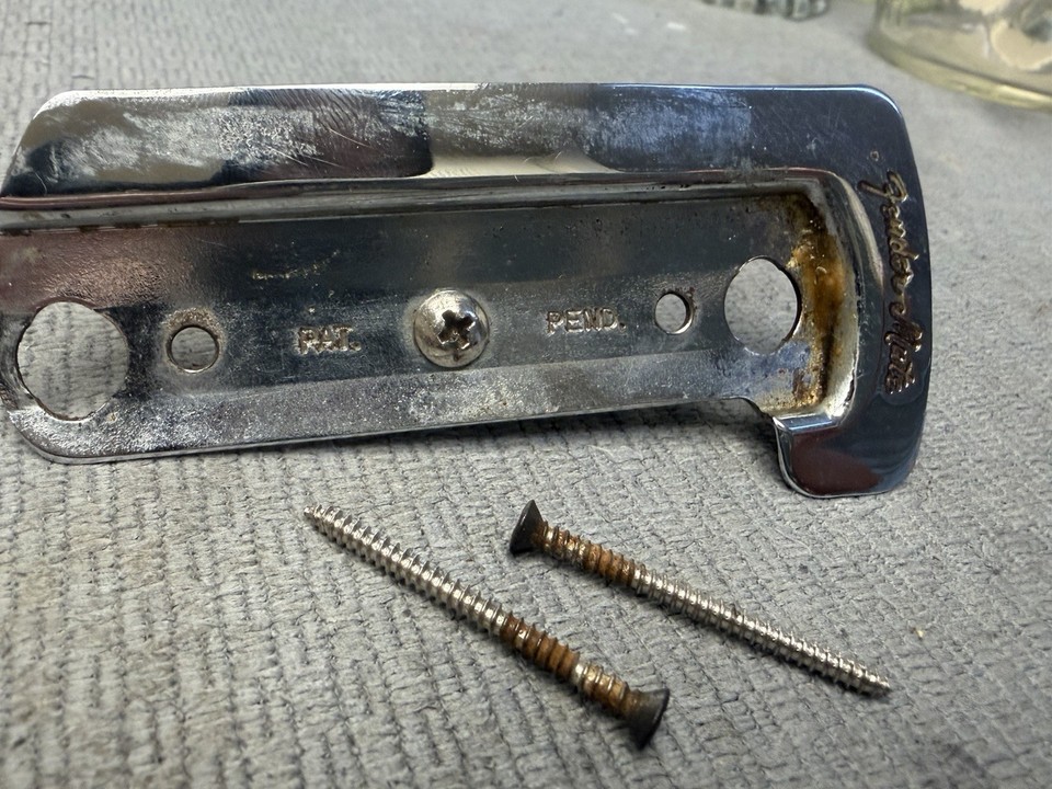 Fender Jaguar Jazzmaster Bridge Mute w Screws 1964 | eBay UK
