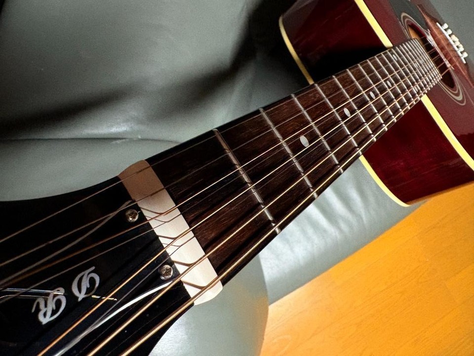 Acoustic Guitar Epiphone DR-100 WR Red 8 String Modified S/N ...