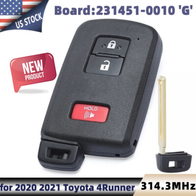 REMOTE SMART KEY FOB HYQ14FBB FOR 2020 2021 2022 TOYOTA 4RUNNER 89904 ...