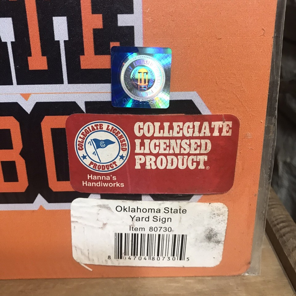 New Oklahoma State OSU Metal Sign 10x15.75 Collegiate Licensed Product ...