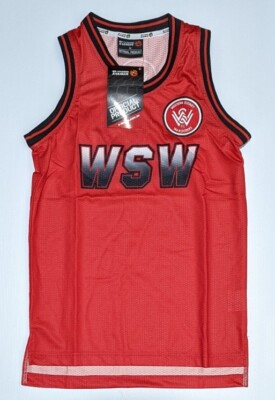 Western Sydney Wanderers Boys Basketball Jersey Singlet Classic Size 12 ...
