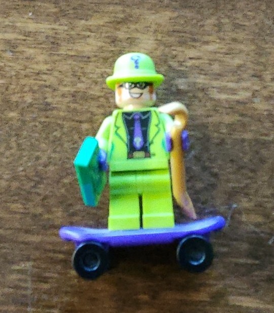 Lego The Riddler On Skateboard Minifigure | eBay