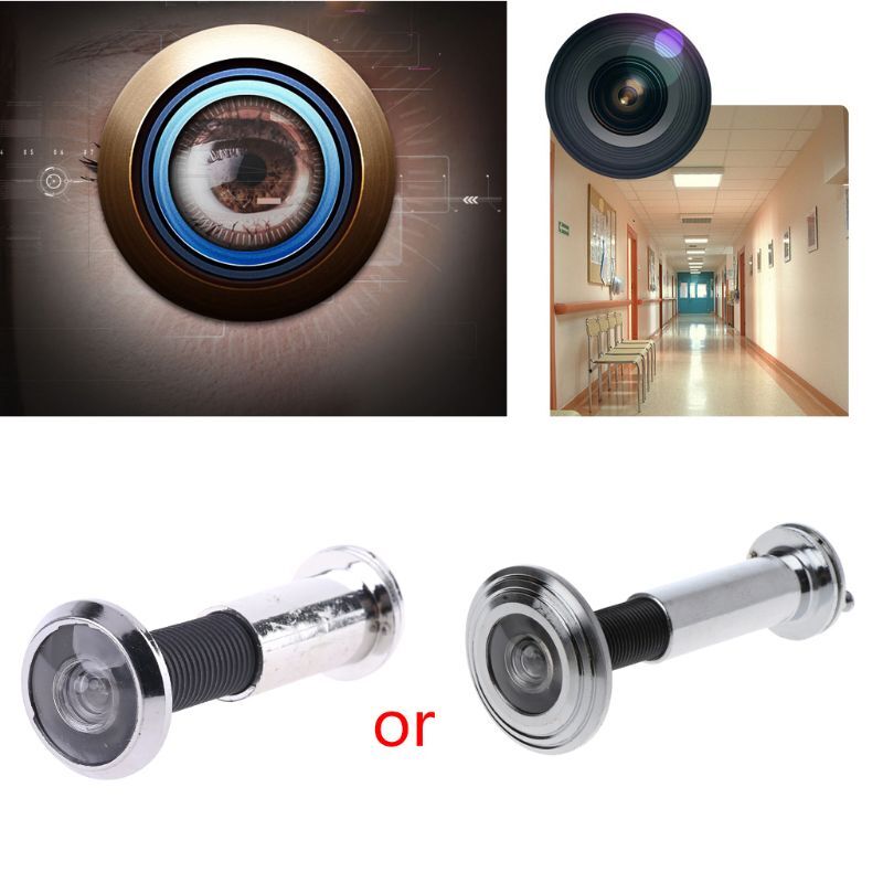 Front Door Peephole Security Door Viewer 200 Degree Wide Viewing Angle ...
