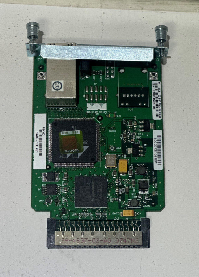 Cisco HWIC-1FE Fast Ethernet Card | eBay