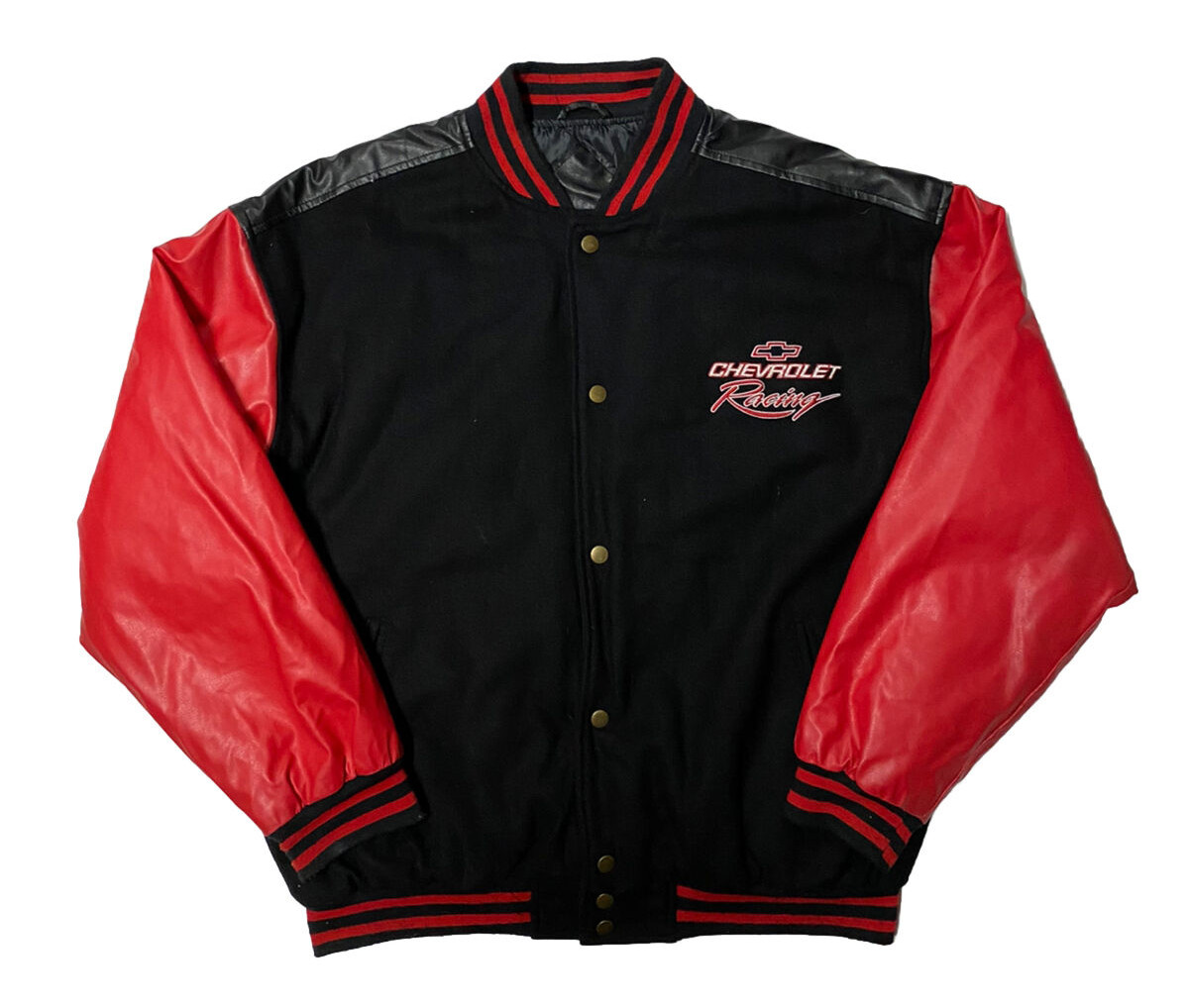 Chevrolet Racing Varsity Jacket Mens Large Embroidere… - Gem