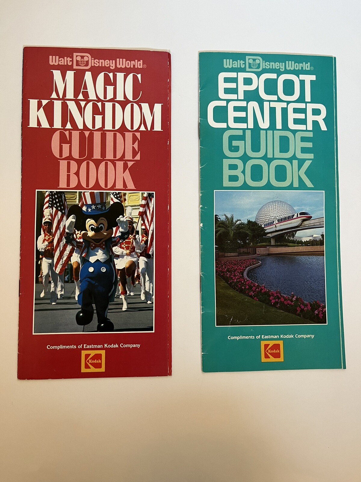 1985 Lot of 2 Walt Disney World Guide Books | eBay