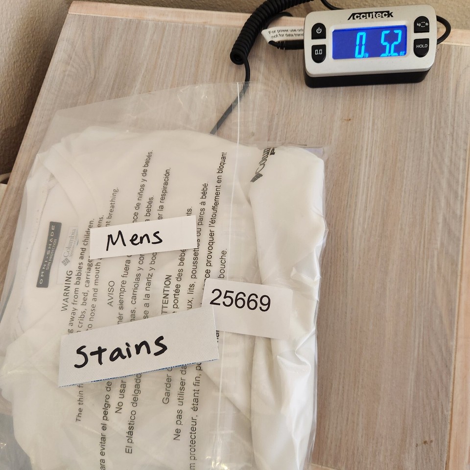 Columbia PFG Shirt Mens Small White Rash Guard Omni Shade Sun ...