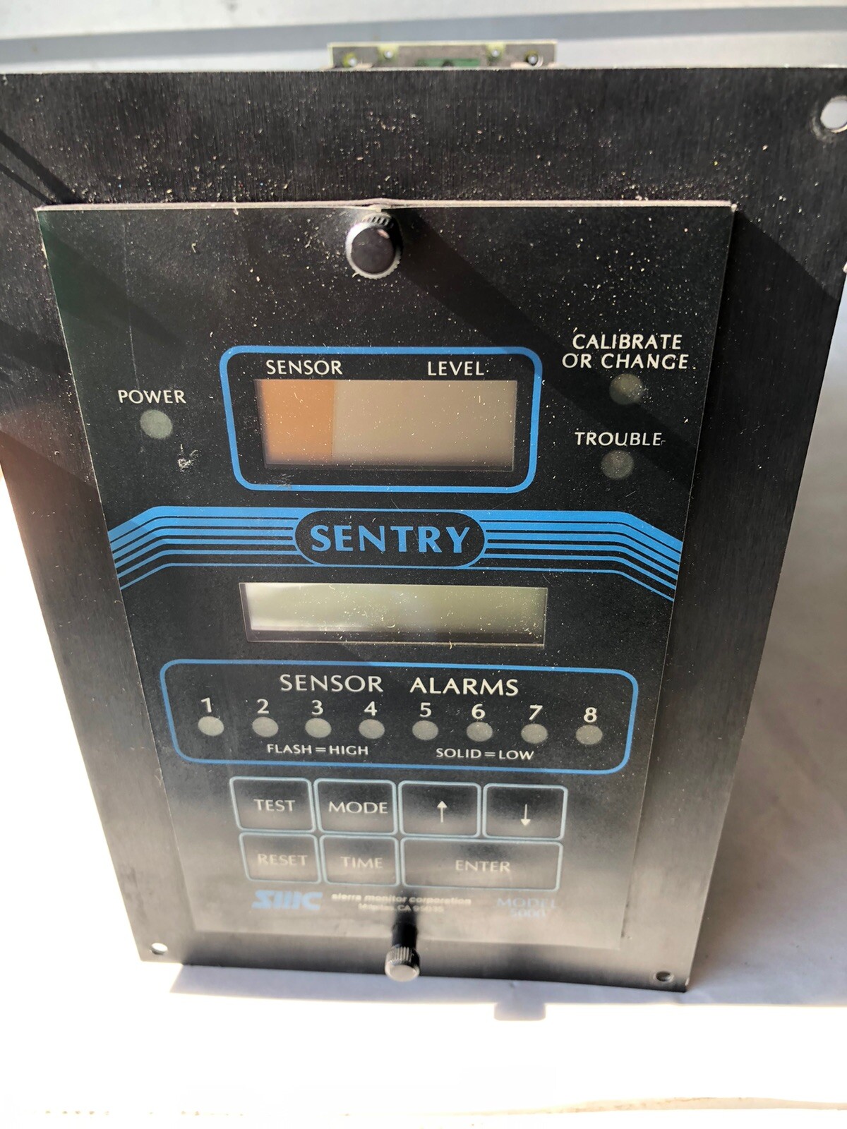 SENTRY 5000,SIIIC 5000,SMC SIERRA MONITOR 5000 SENSOR ALARM CONTROLLER ...