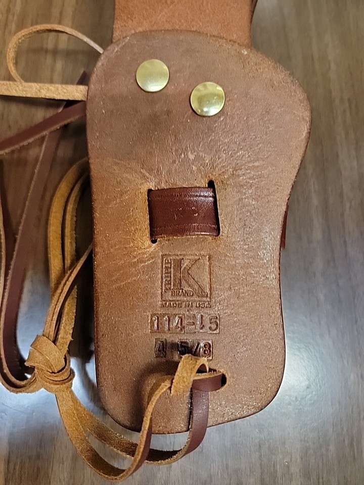 TRIPLE K CHEYENNE WESTERN HOLSTER FACTOR BLEM RUGER BLACHAWK 4 5/8" BBL ...