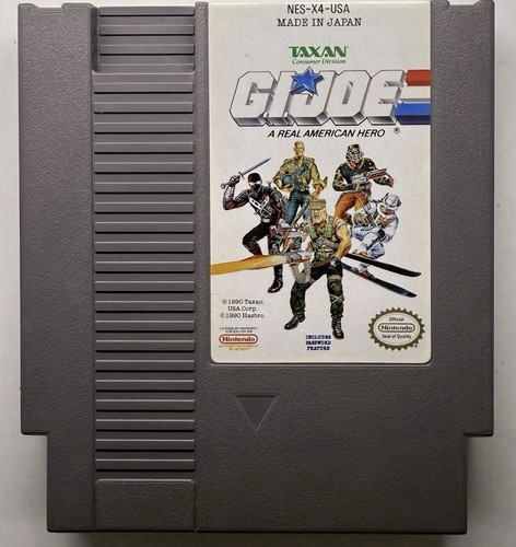 GI Joe A Real American Hero 1987 Nintendo NES Game Authentic Tested ...