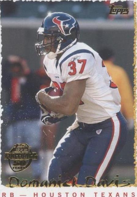 2005 Topps - Throwbacks Domanick Davis #TB40 for sale online | eBay