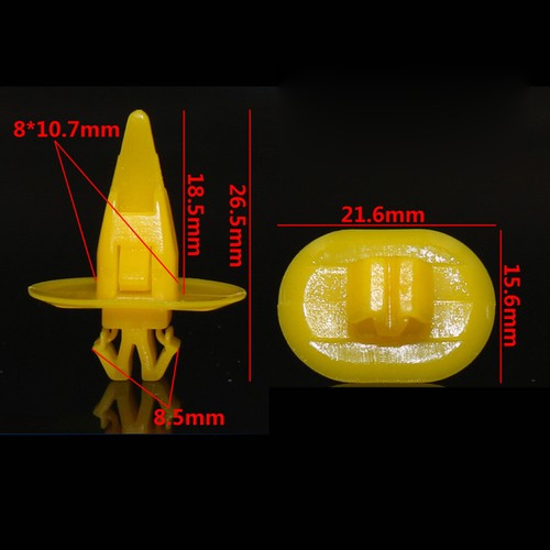 10 Car Wheel Arch Flare Rocker Panel Trim Retainer Fastener Clips for ...