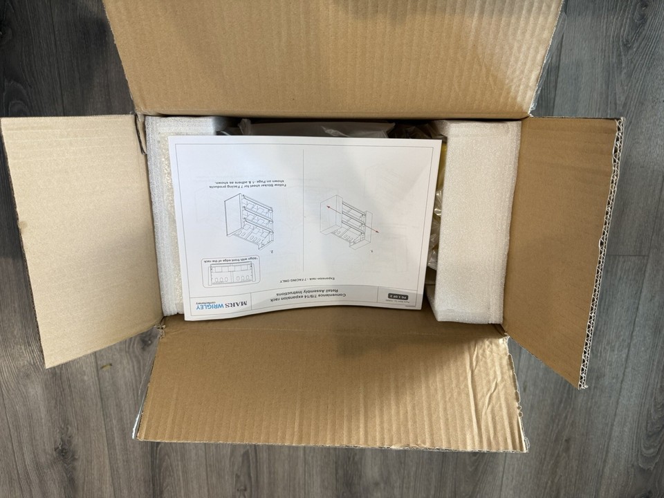 New Mars Wrigley M&M Plastic 3 Shelf Store Counter Candy Rack Display ...