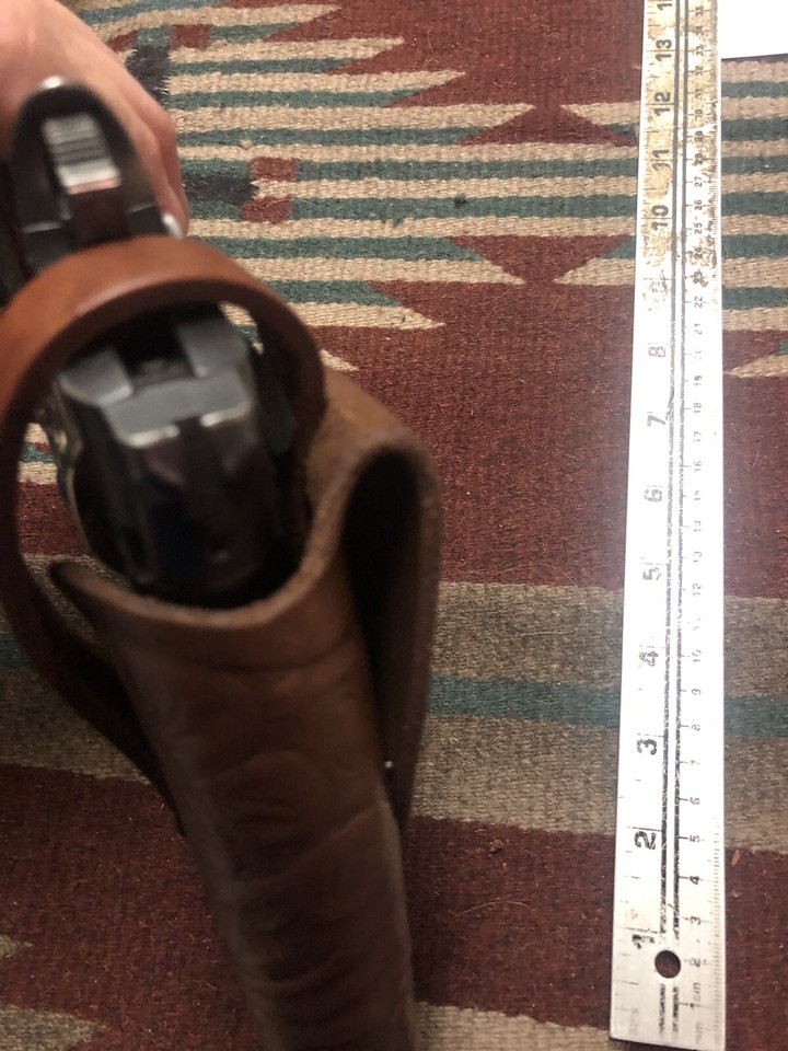 Fits Colt 45 Model 1911 Tanned Leather Holster Floral Tom Threepersons ...