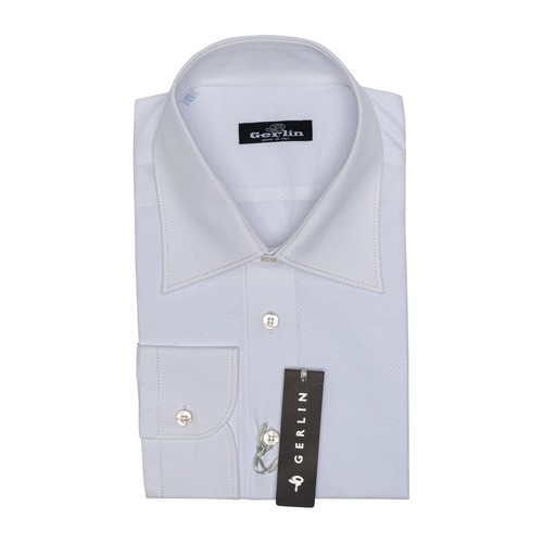 LUXURY GERLIN Shirt White JACQUARD Cotton 16 - 41 1E ZILLI | eBay
