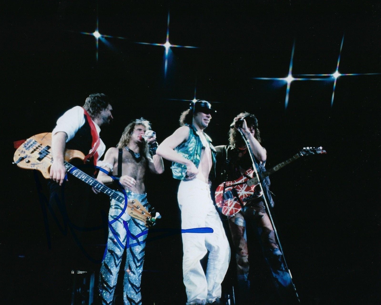 GFA Van Halen Guitarist * MICHAEL ANTHONY * Signed Autograph 8x10 Photo ...