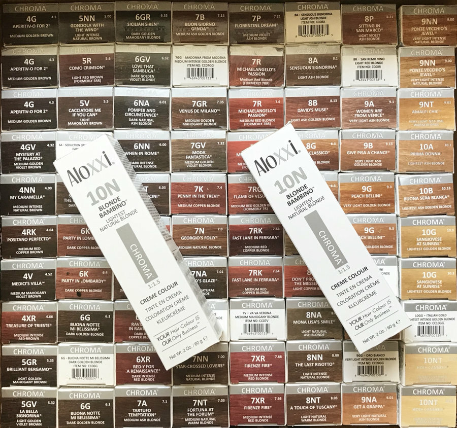 Aloxxi Chroma Creme Permanent Hair Color 2 oz Colour 1:1.5 Pick Your ...