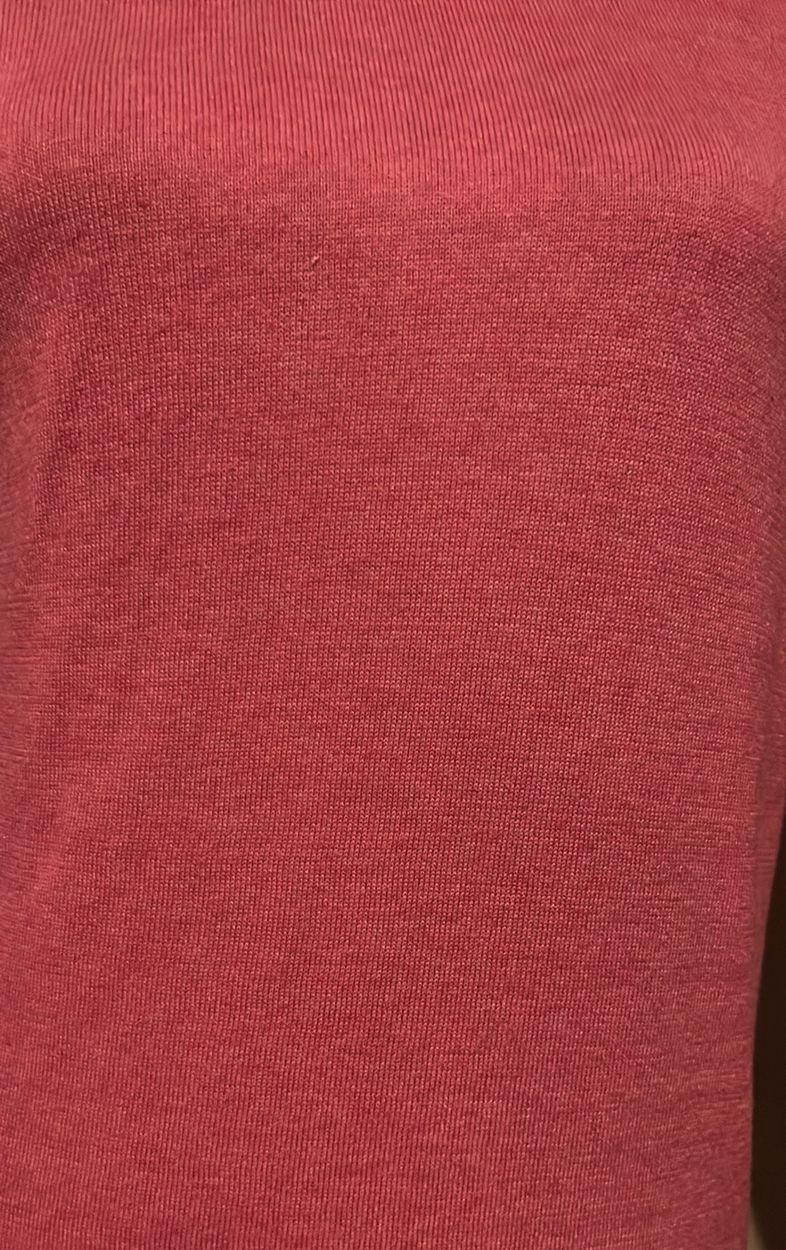 J. Jill Muted Red Knit Turtleneck Size Medium - Gem