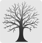 8"x9" Clear Plastic Stencil - Tree (RO97)***** | eBay
