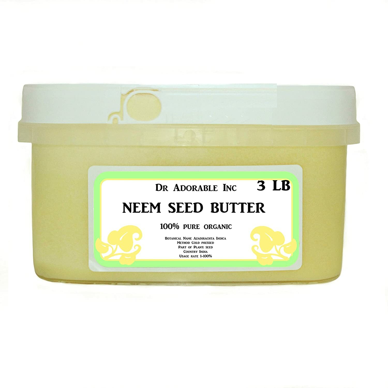 Premium Neem Butter 100% Pure Raw Cold Pressed You Pick Size Free ...