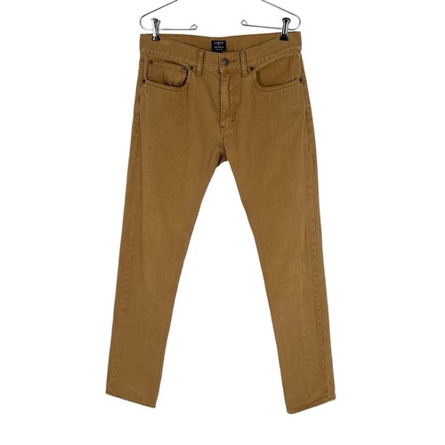 J Crew Factory Pants Mens Size 30x32 Khaki Cotton Denim The Driggs Fit ...