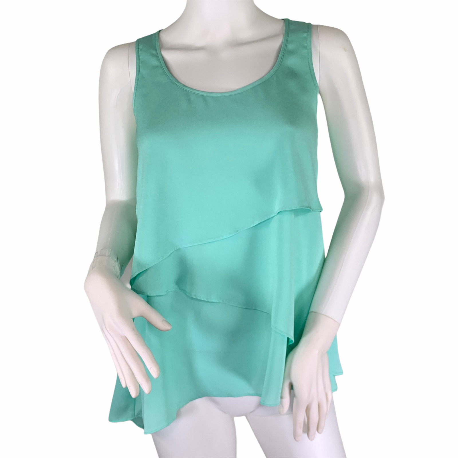 Gianni Bini Tiered Layered Sleeveless Lightweight Min… - Gem