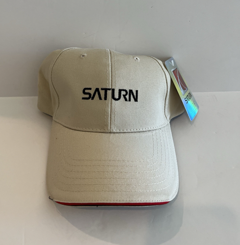 Saturn Auto Company Tan Adjustable Hat Cap K-Products New With Tags | eBay